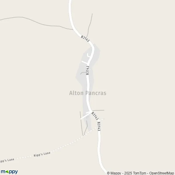 Map Alton Pancras: map of Alton Pancras, Dorset DT2 7 and practical ...