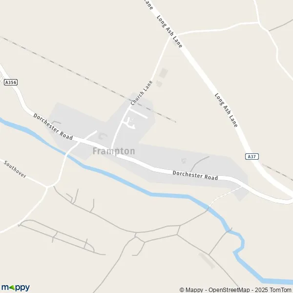 Map Frampton: map of Frampton, Dorset DT2 9 and practical information