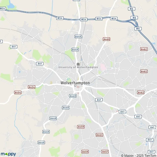 Map Wolverhampton: map of Wolverhampton (DY3 1) and practical information