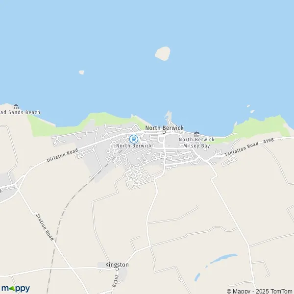 Map North Berwick: map of North Berwick, East Lothian EH39 4 and ...