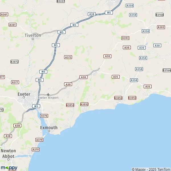 Map Colaton Raleigh: map of Colaton Raleigh (EX10 0) and practical ...