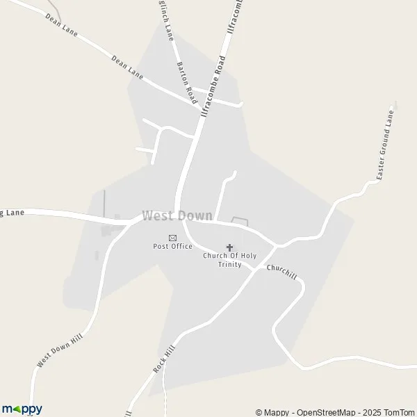 Map West Devon: map of West Devon (EX19 8) and practical information