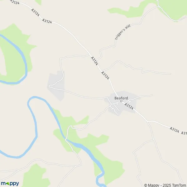 Map Beaford: map of Beaford, Torridge EX19 8 and practical information