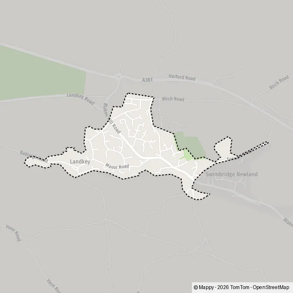 Map Landkey: map of Landkey, North Devon EX32 0 and practical information