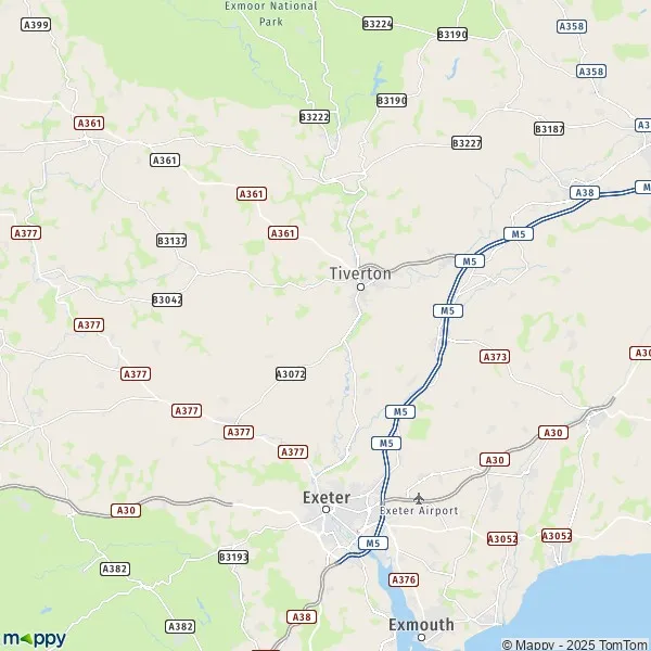 Map Silverton: map of Silverton (EX5 4) and practical information