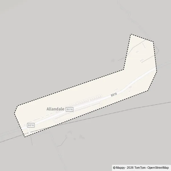 Map Allandale: map of Allandale, Falkirk FK4 2 and practical information
