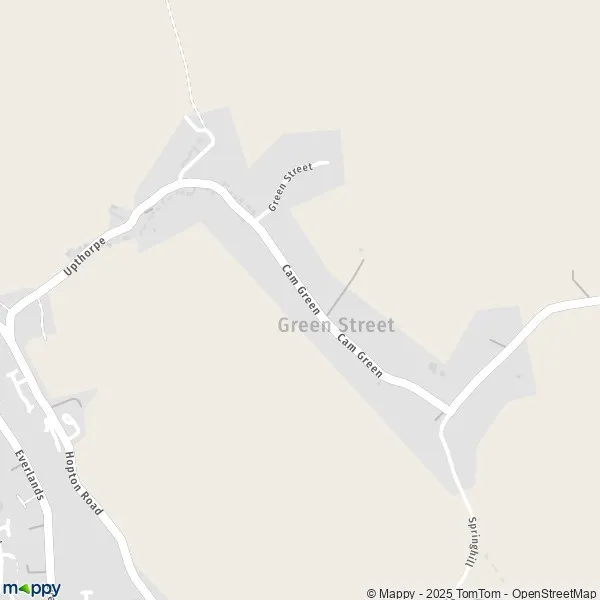 Map Green Street: map of Green Street, Stroud GL11 5 and practical ...