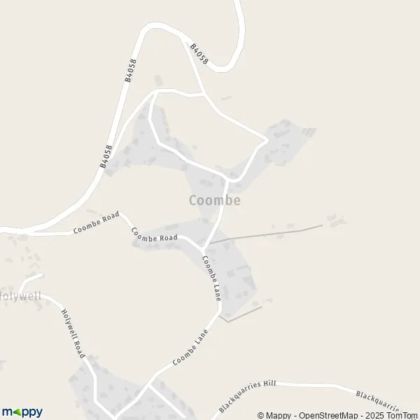 Map Coombe: map of Coombe, Stroud GL12 7 and practical information