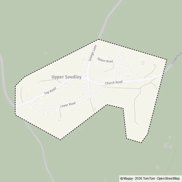 Map Upper Soudley: map of Upper Soudley, Forest of Dean GL14 2 and ...