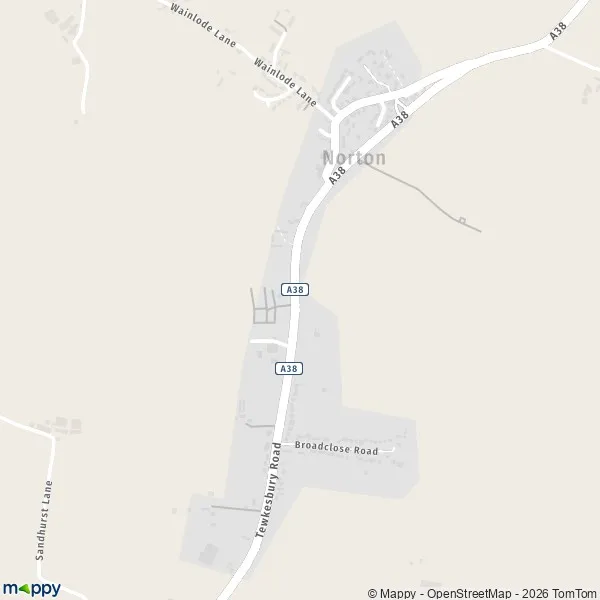 Map Norton: map of Norton, Tewkesbury GL2 9 and practical information