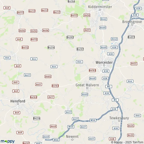 Map Ripple: map of Ripple (GL20 6) and practical information