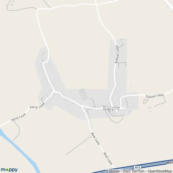 Map Ripple: map of Ripple, Malvern Hills GL20 6 and practical information