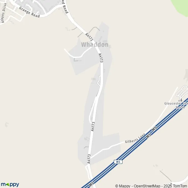 Map Whaddon: map of Whaddon, Stroud GL4 0 and practical information