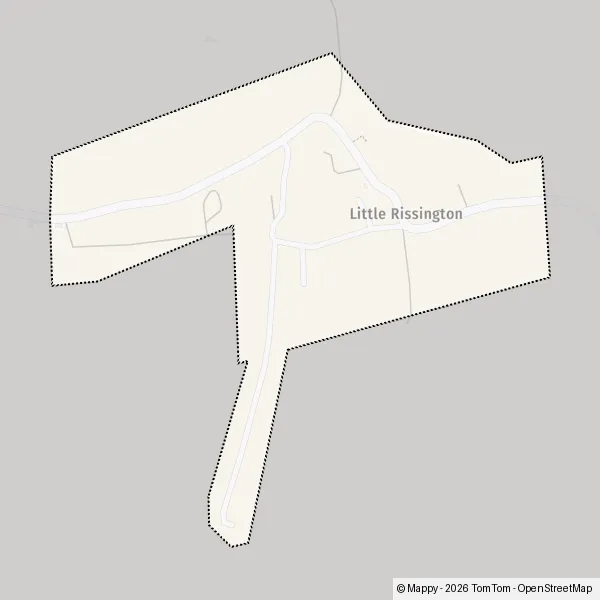 Map Little Rissington: map of Little Rissington, Cotswold GL54 2 and ...