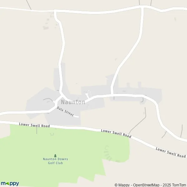 Map Naunton: map of Naunton, Cotswold GL54 3 and practical information