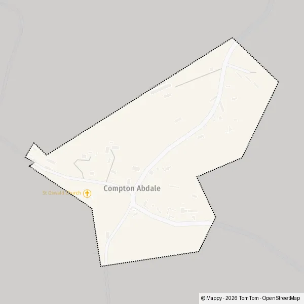 Map Compton Abdale: map of Compton Abdale, Cotswold GL54 4 and ...