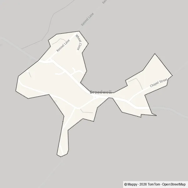 Map Broadwell: map of Broadwell, Cotswold GL56 0 and practical information
