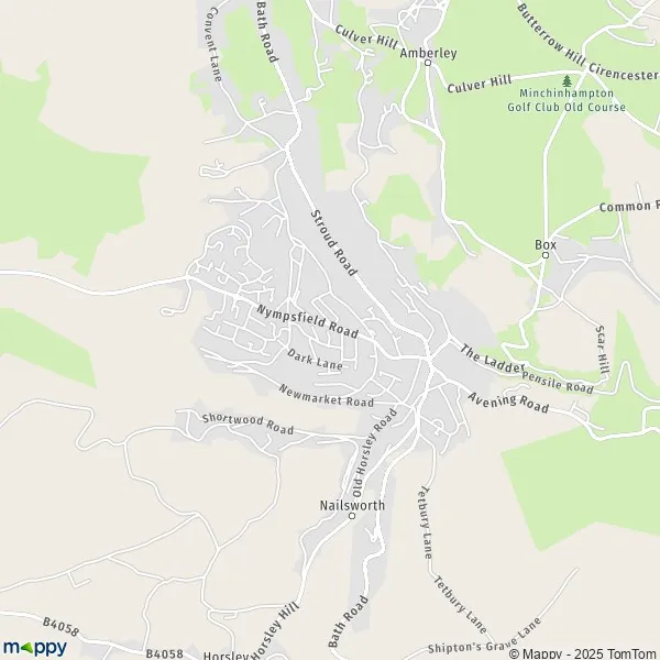 Map Nailsworth: map of Nailsworth, Stroud GL6 0 and practical information