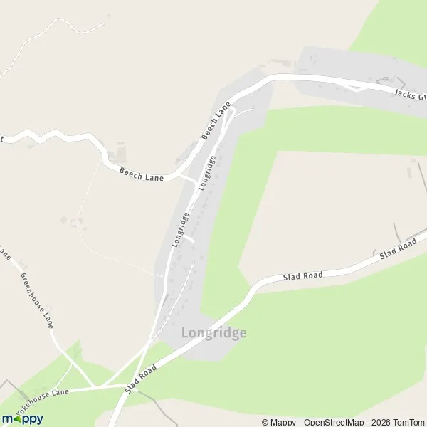 Map Longridge: map of Longridge, Stroud GL6 7 and practical information