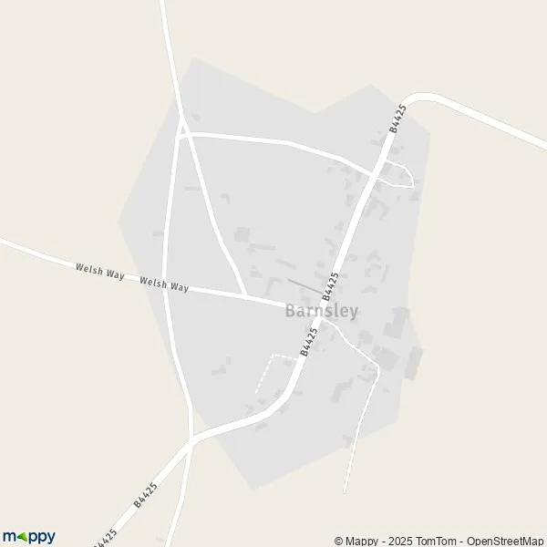 Map Barnsley: map of Barnsley, Cotswold GL7 5 and practical information