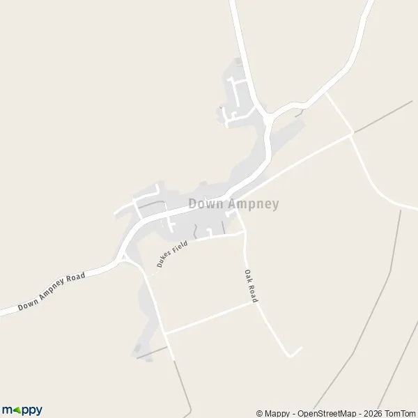 Map Down Ampney: map of Down Ampney, Cotswold GL7 5 and practical ...