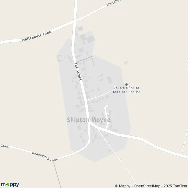 Map Shipton Moyne: map of Shipton Moyne, Cotswold GL8 8 and practical ...