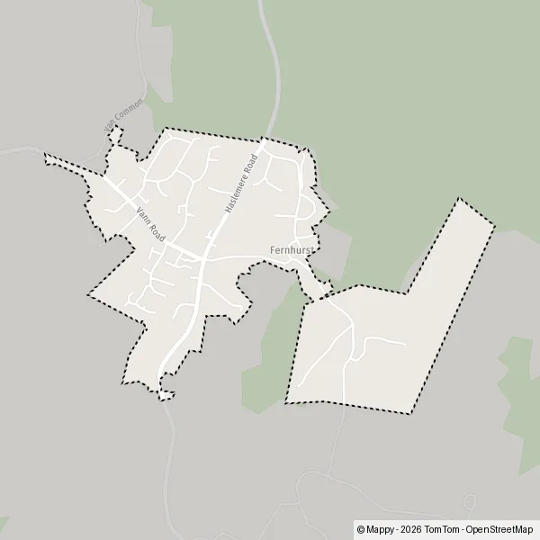 Map Fernhurst: map of Fernhurst, Chichester GU27 3 and practical ...