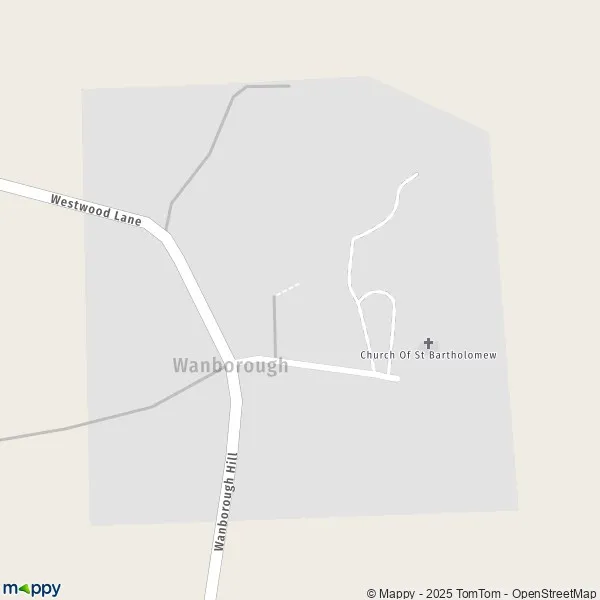 Map Wanborough: map of Wanborough, Guildford GU3 2 and practical ...