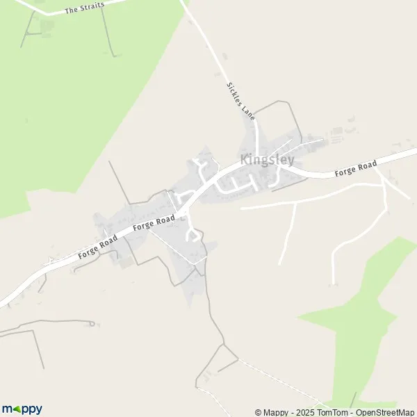 Map Kingsley: map of Kingsley, East Hampshire GU35 9 and practical ...