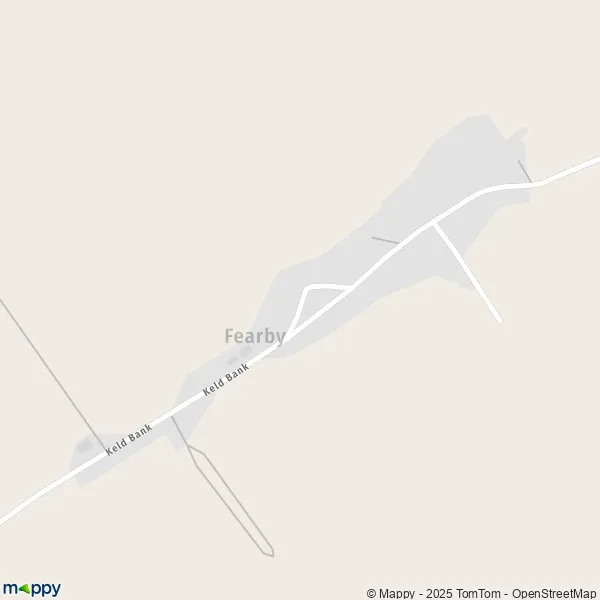 Map Fearby: map of Fearby, Hambleton HG4 4 and practical information