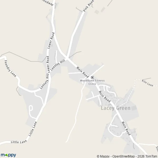 Map Lacey Green: map of Lacey Green, Buckinghamshire HP27 0 and ...