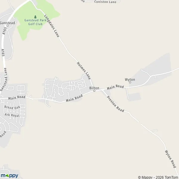 Map Bilton: map of Bilton, East Riding of Yorkshire HU11 4 and ...