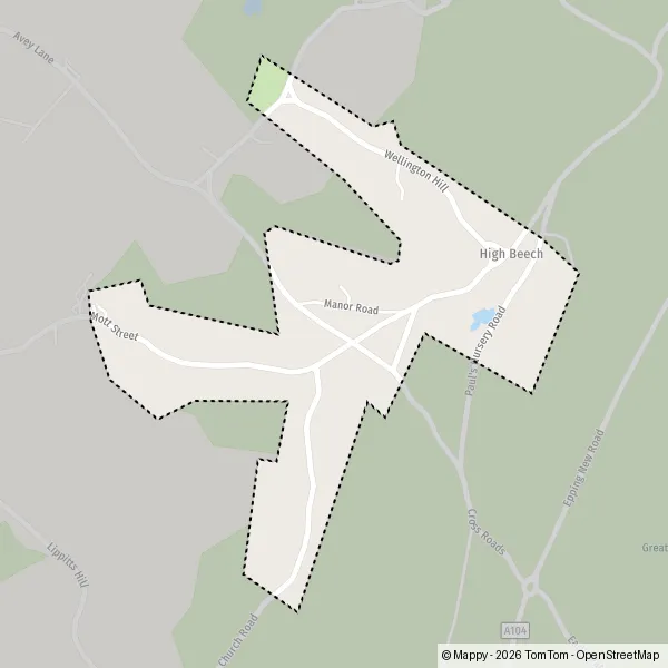Map High Beech: map of High Beech, Epping Forest IG10 4 and practical ...