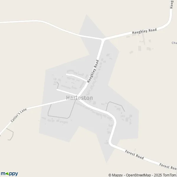 Map Harleston: map of Harleston, Mid Suffolk IP14 3 and practical ...