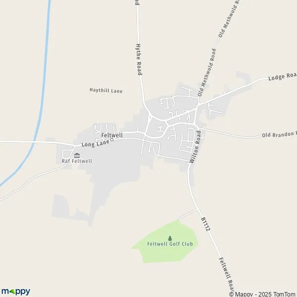 Map Feltwell: map of Feltwell, King's Lynn and West Norfolk IP26 4 and ...