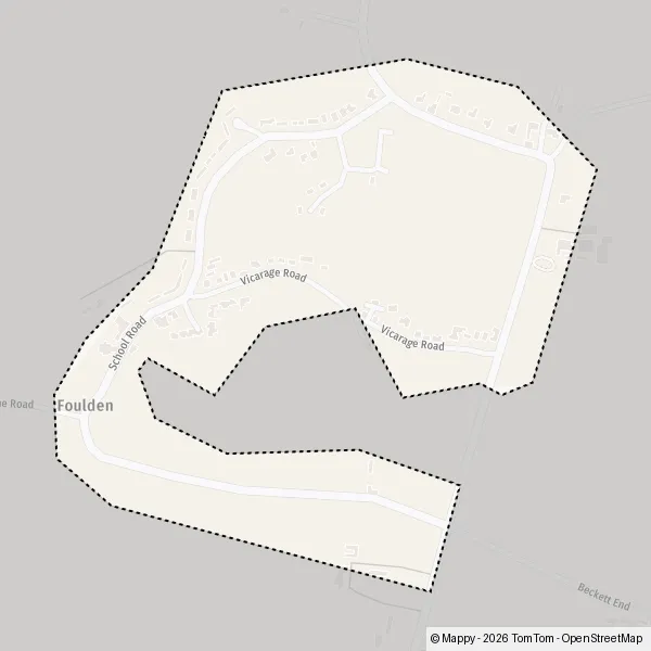 Map Foulden: map of Foulden, Breckland IP26 5 and practical information