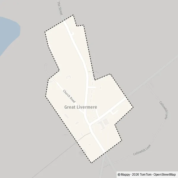 Map Great Livermere: map of Great Livermere, Saint Edmundsbury IP31 1 ...