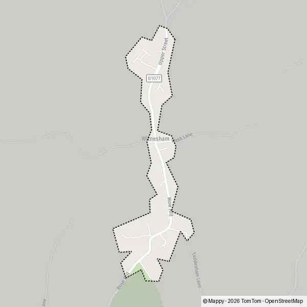 Map Witnesham: map of Witnesham, East Suffolk Council IP6 9 and ...