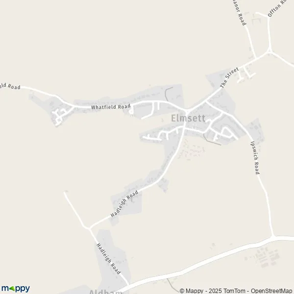 Map Elmsett: map of Elmsett, Babergh IP7 6 and practical information