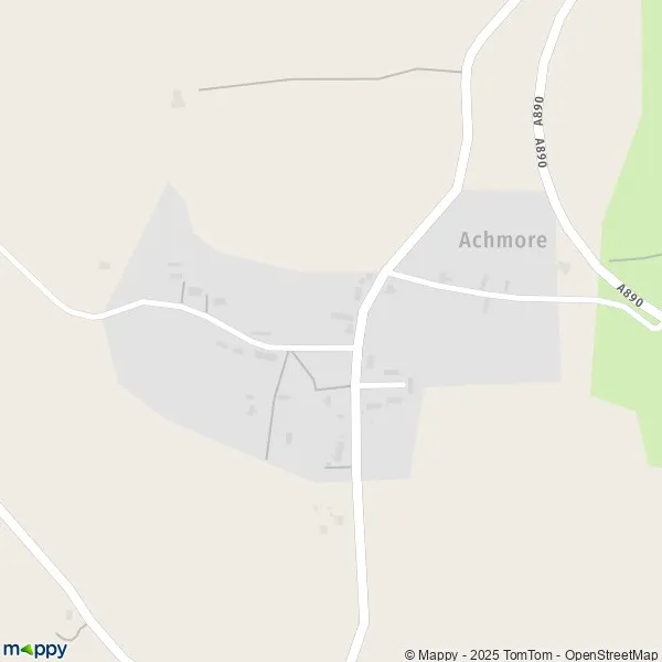 Map Achmore: map of Achmore, Highland IV53 8 and practical information