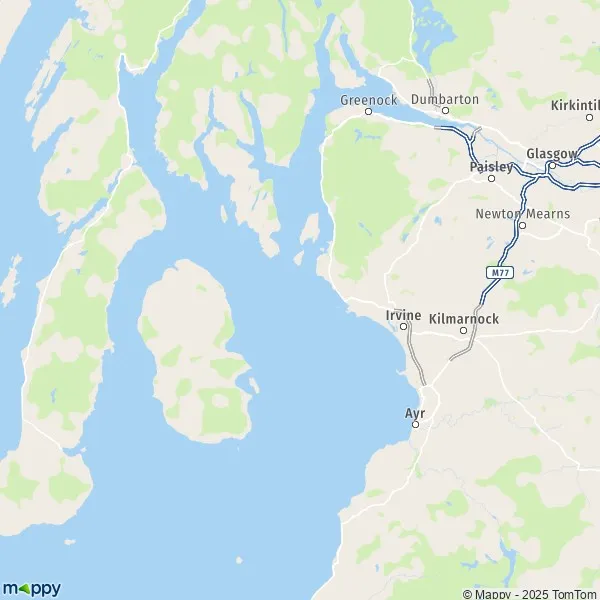 Map Corrie: map of Corrie (KA27 8) and practical information