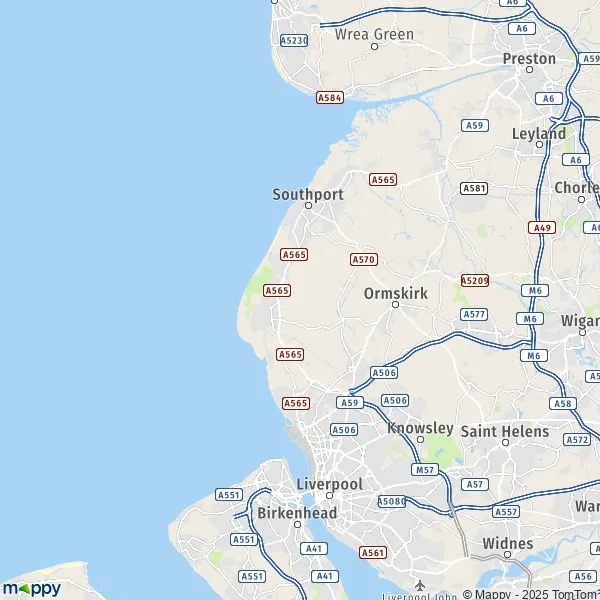 Map Maghull: map of Maghull (L31 0) and practical information