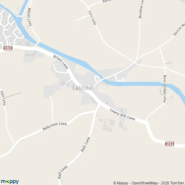 Map Lathom: map of Lathom, West Lancashire L40 5 and practical information