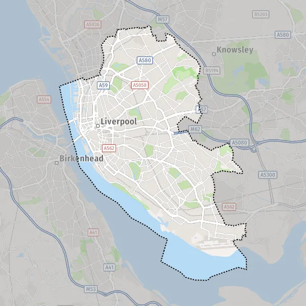 Map Liverpool: map of Liverpool (L9) and practical information
