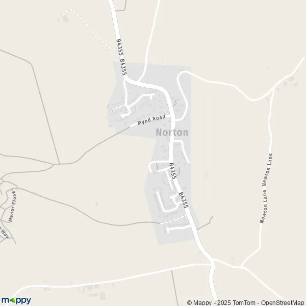 Map Norton: map of Norton, Powys LD8 2 and practical information