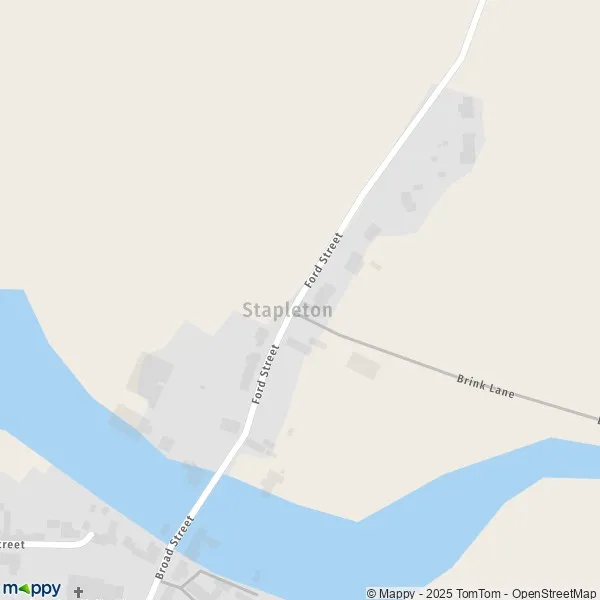 Map Stapleton: map of Stapleton, County of Herefordshire LD8 2 and ...