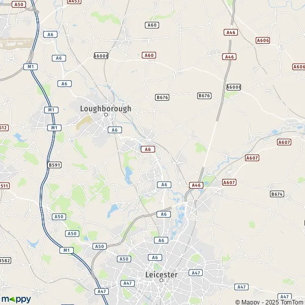 Map Charnwood: map of Charnwood (LE4 8) and practical information