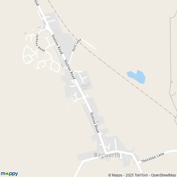 Map Bagworth: map of Bagworth, Hinckley and Bosworth LE67 1 and ...