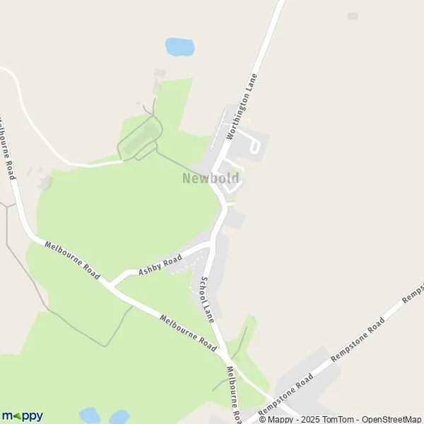 Map Newbold: map of Newbold, North West Leicestershire LE67 8 and ...