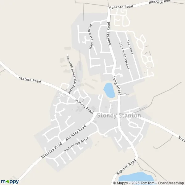 Map Stoney Stanton: map of Stoney Stanton, Blaby LE9 4 and practical ...